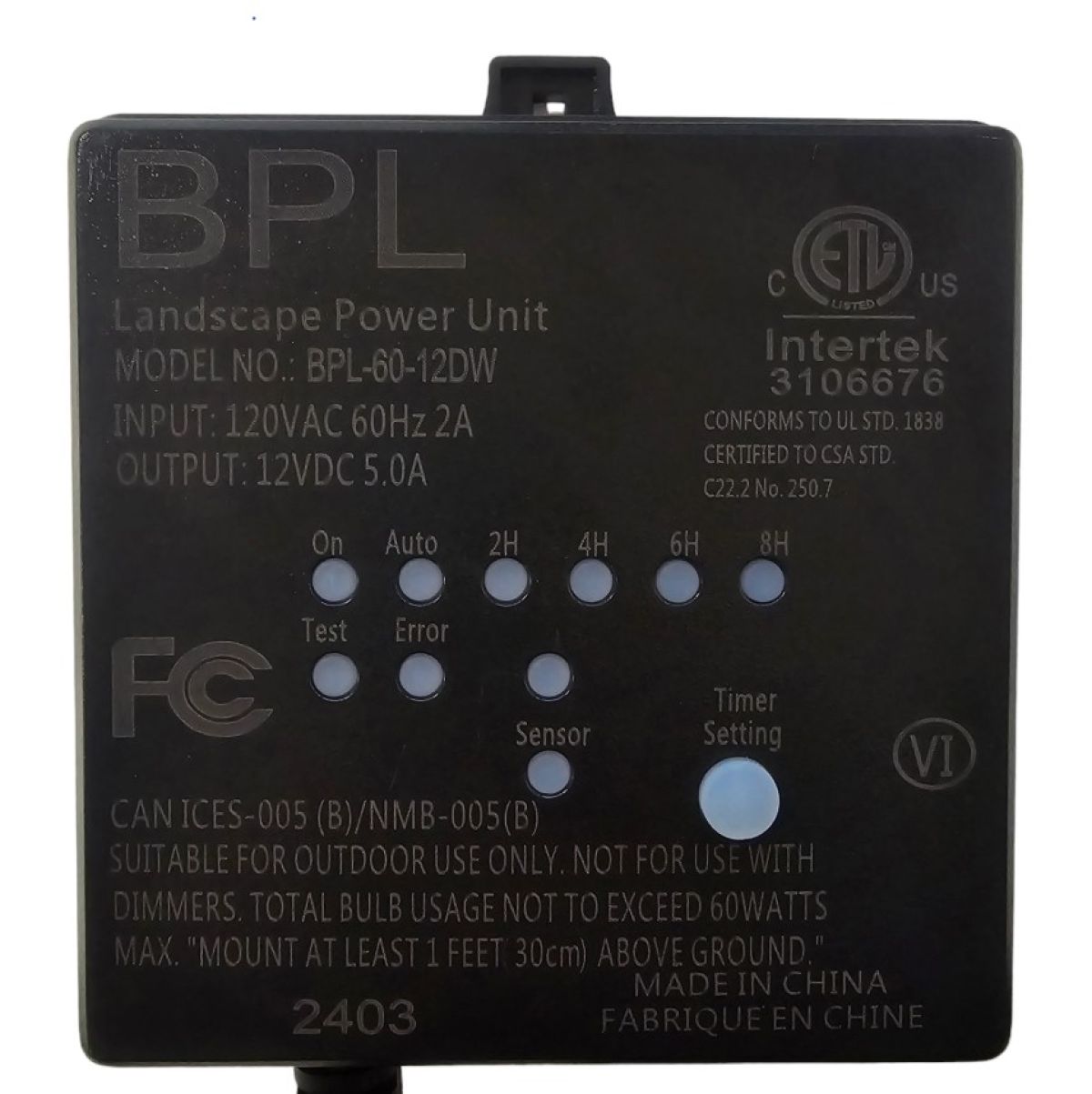 60W 120V AC to 12 volt transformer | 120V to 12V DC Transformer