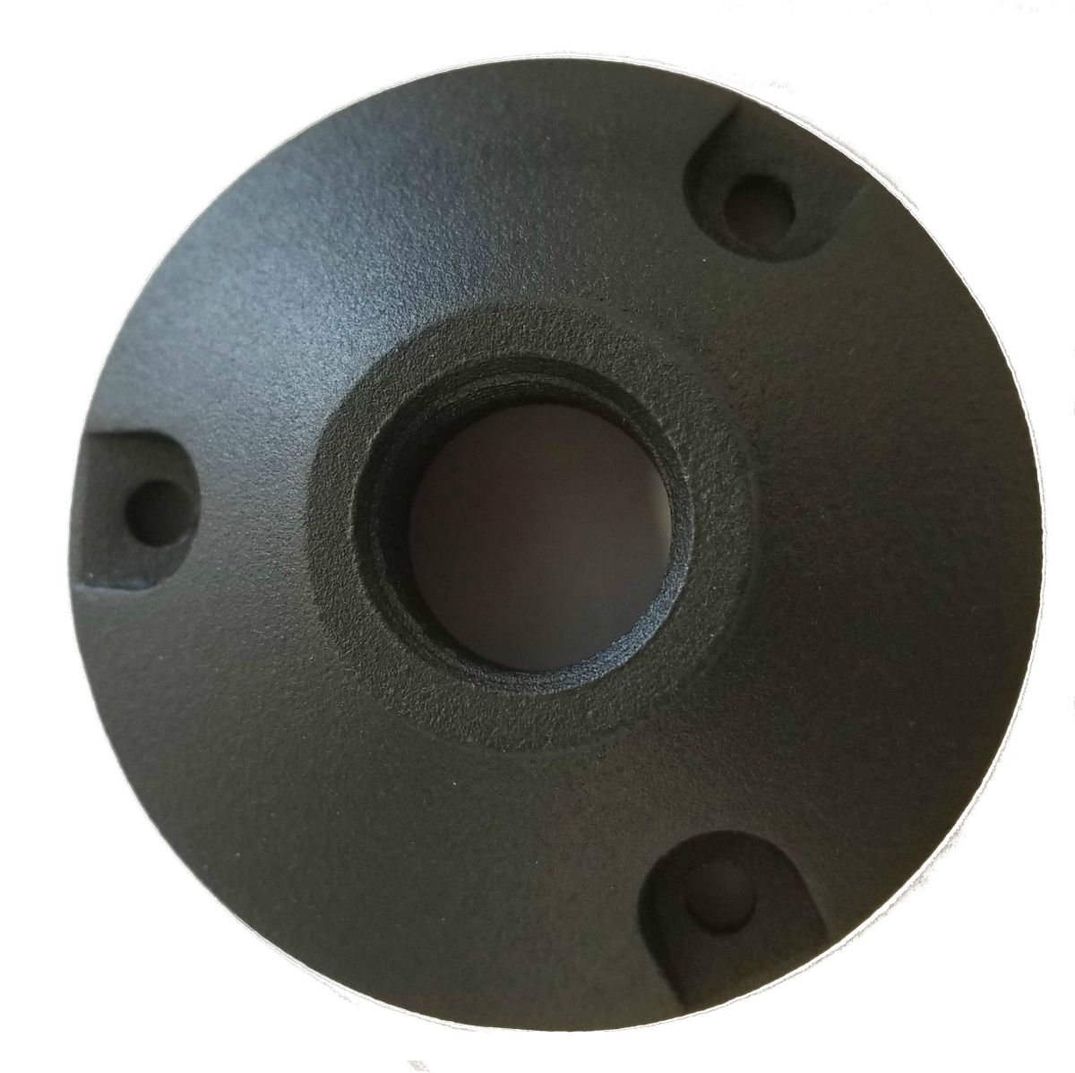 Black Aluminum Mounting Bracket | Round Mounting Bracket