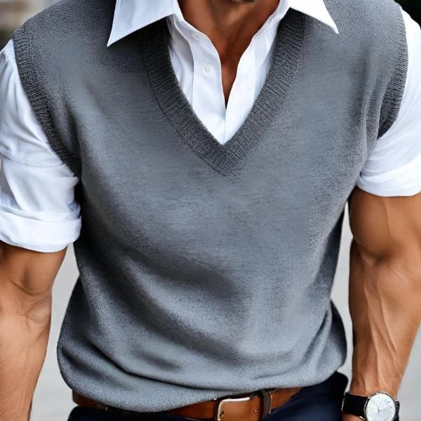 How to style a mens vest