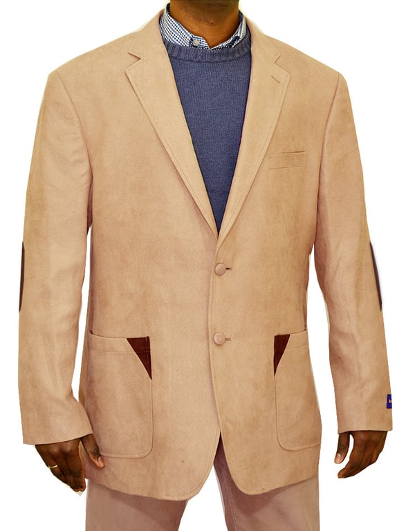 Tony Blake Caramel Soft Velvet Blazer SR5